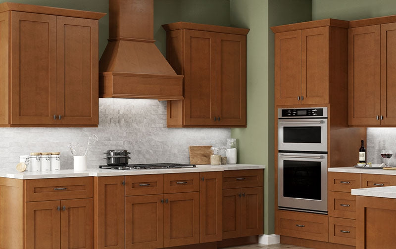 Cinnamon Shaker Kitchen Cabinets | Wholesale Cabinet Supply