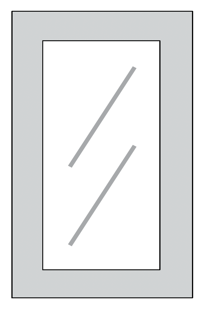 WM1230 - Assembled Concord Weston White Shaker - GLASS DOOR 12" X 30 ...