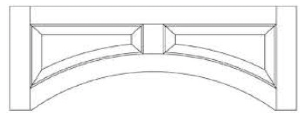 VAL6012 - RTA Newport Raised Panel - RAISED PANEL DOOR VALANCE 60" X 1 ...